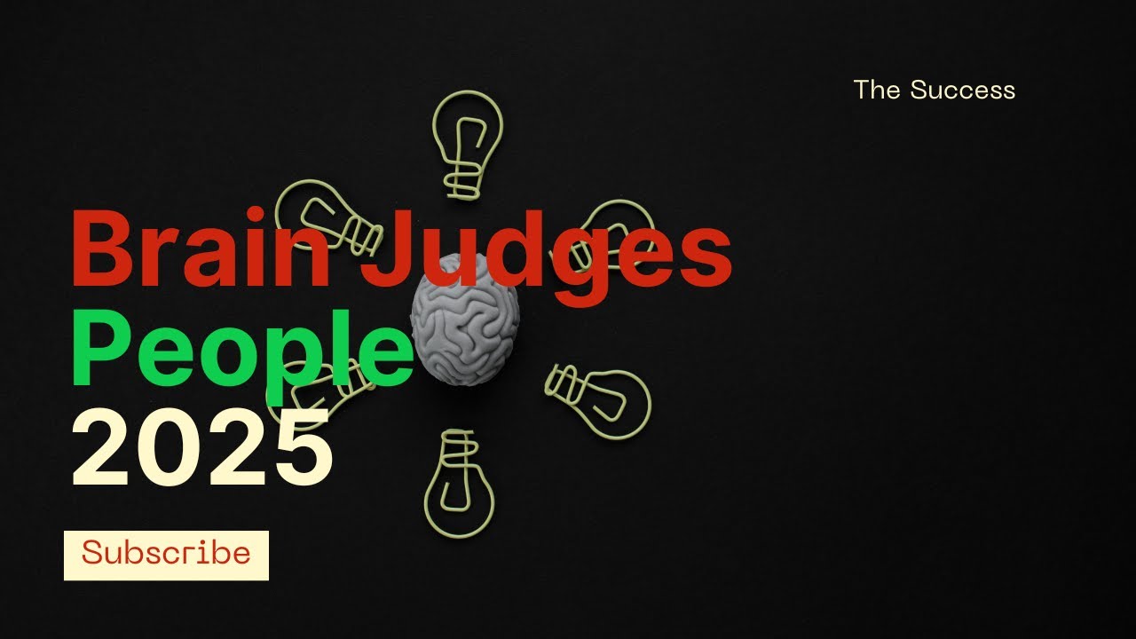 How our brain judges people in a split second | The Success - YouTube