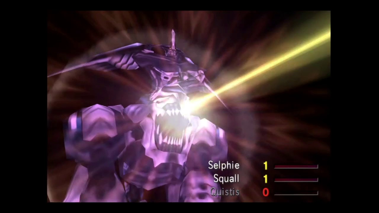 Omega Weapons Final Fantasy VIII, Bearly Alive Squall HP = 1 - YouTube