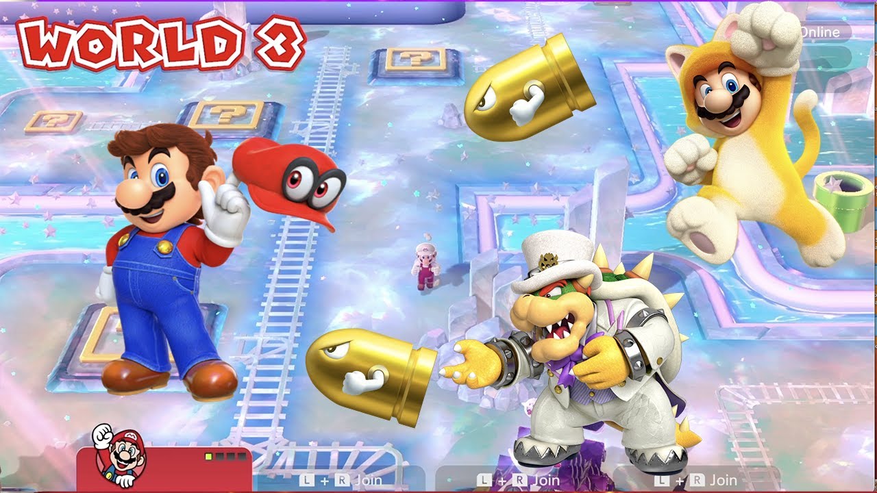 Super Mario 3D World Game Play - World 3-3 - YouTube