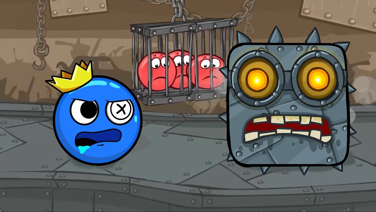 Red Ball 4 | Rainbow Friends Ball Vs Factory Boss - YouTube
