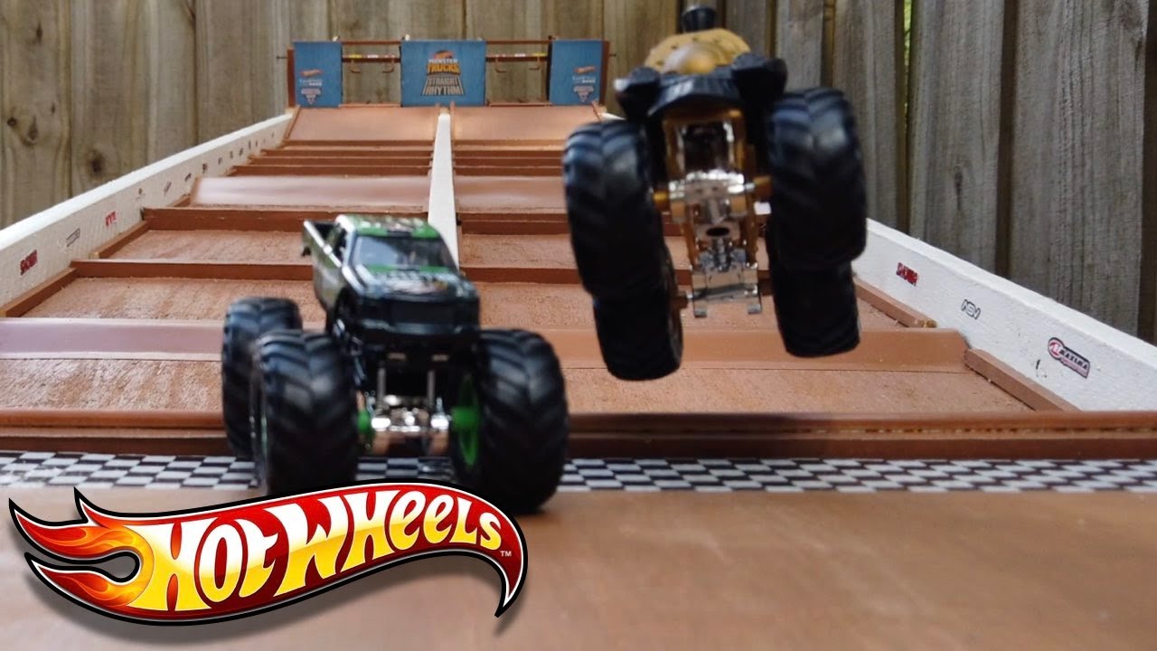 Hot Wheels Monster Truck Racing - YouTube