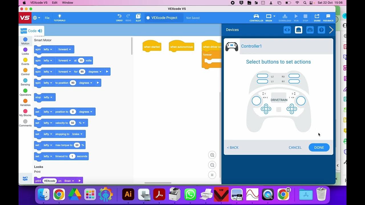 Using Competition Template with VEXcode V5 - YouTube