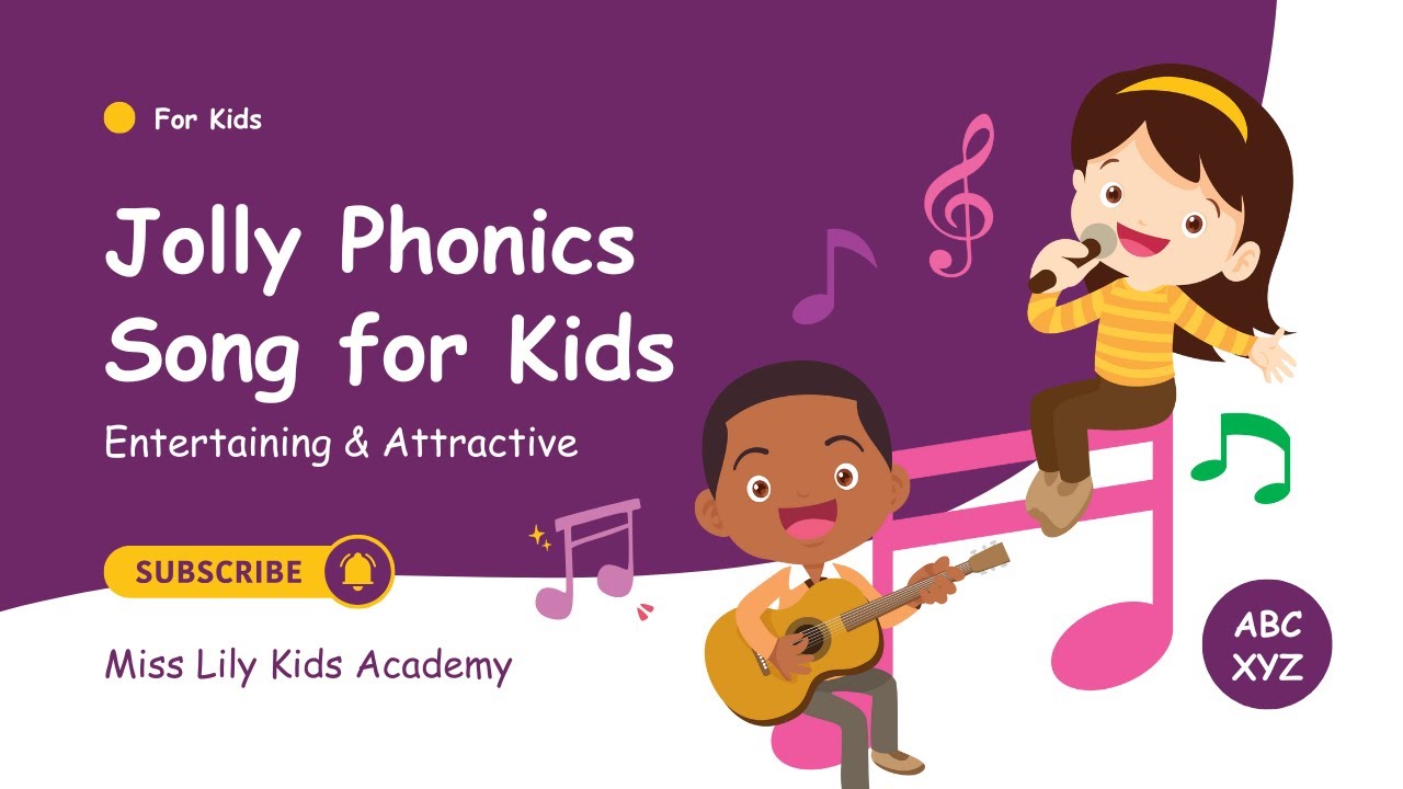 ABC Phonics Songs with Lyrics | Jolly Phonics Songs | A - Z Phonic ...