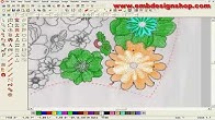 Computer Embroidery Design Tutorel - YouTube