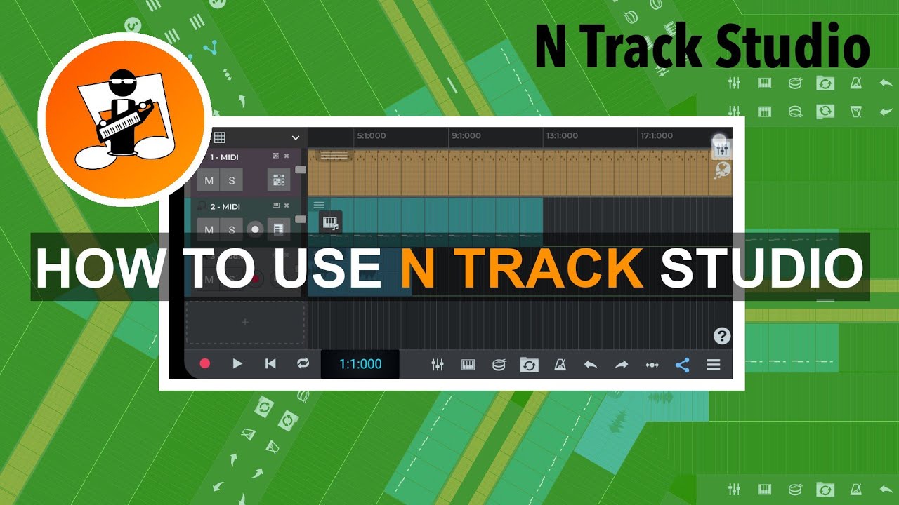 Create a song in N-Track Studio on your phone - YouTube