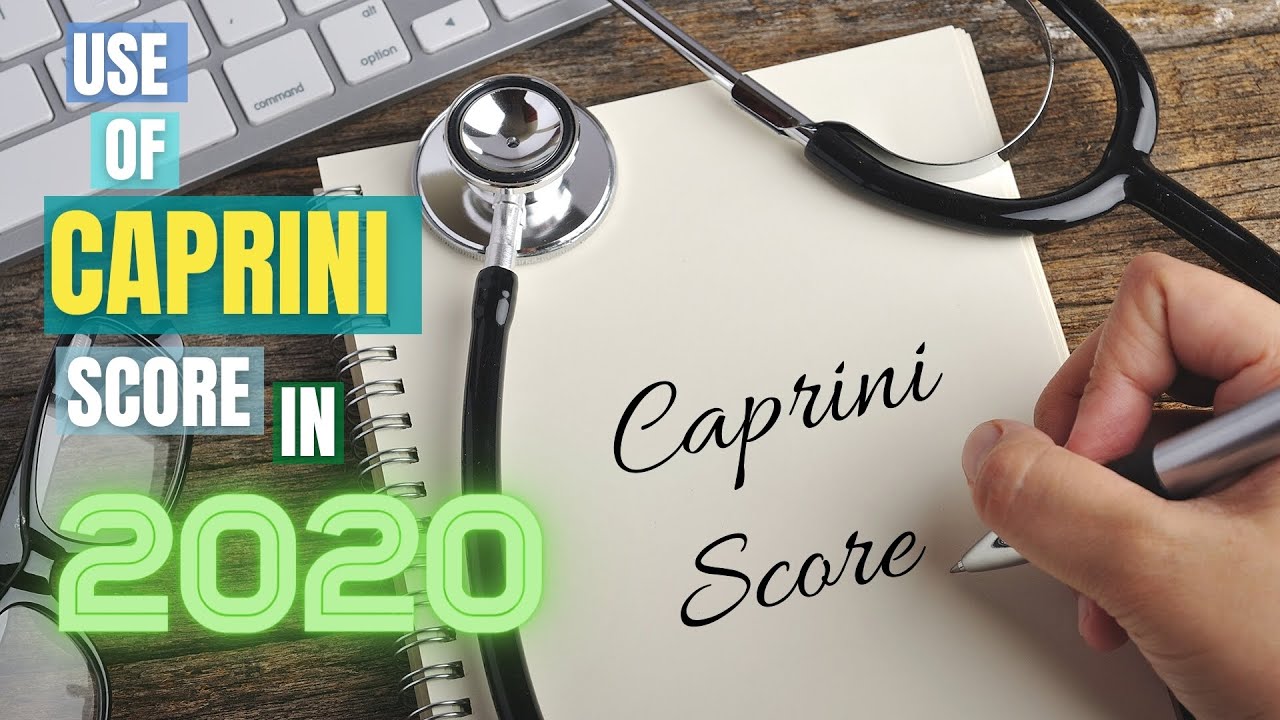 Use of CAPRINI score 2020 - YouTube
