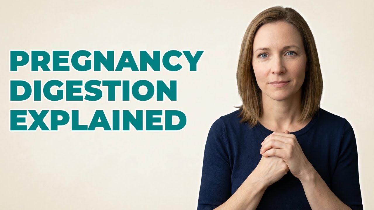 Why does digestion slow down in pregnancy? - YouTube