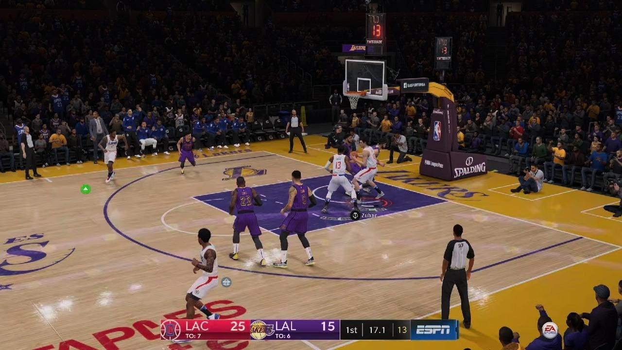 NBA LIVE Online, Clippers vs. Lakers...x Gr8tman, overtime Showtime ...