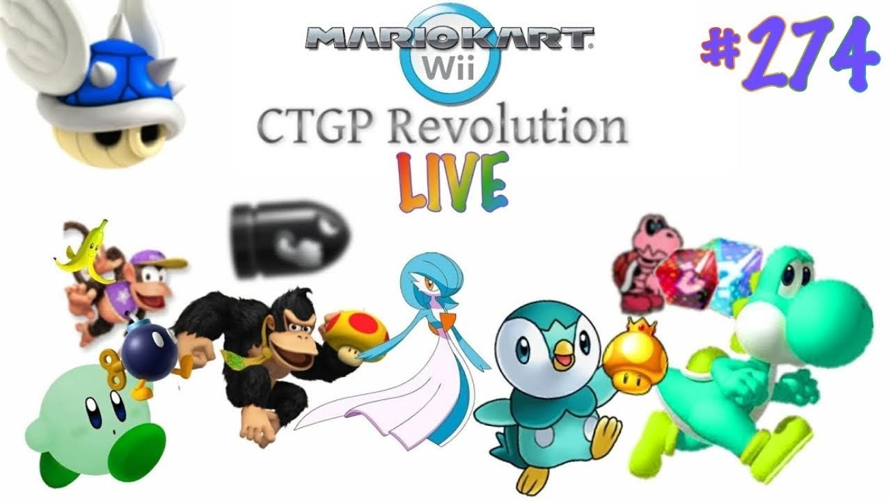 LIVE - MkWii CTGP (#274) Countdown & CTWW [OPENHOST] - YouTube