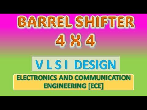 4x4 Barrel Shifter in VLSI - YouTube