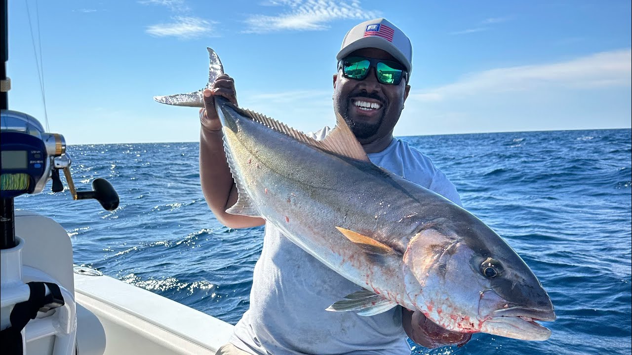 "Catching Huge AMBER JACK: Epic Fishing Expedition off the coast of ...