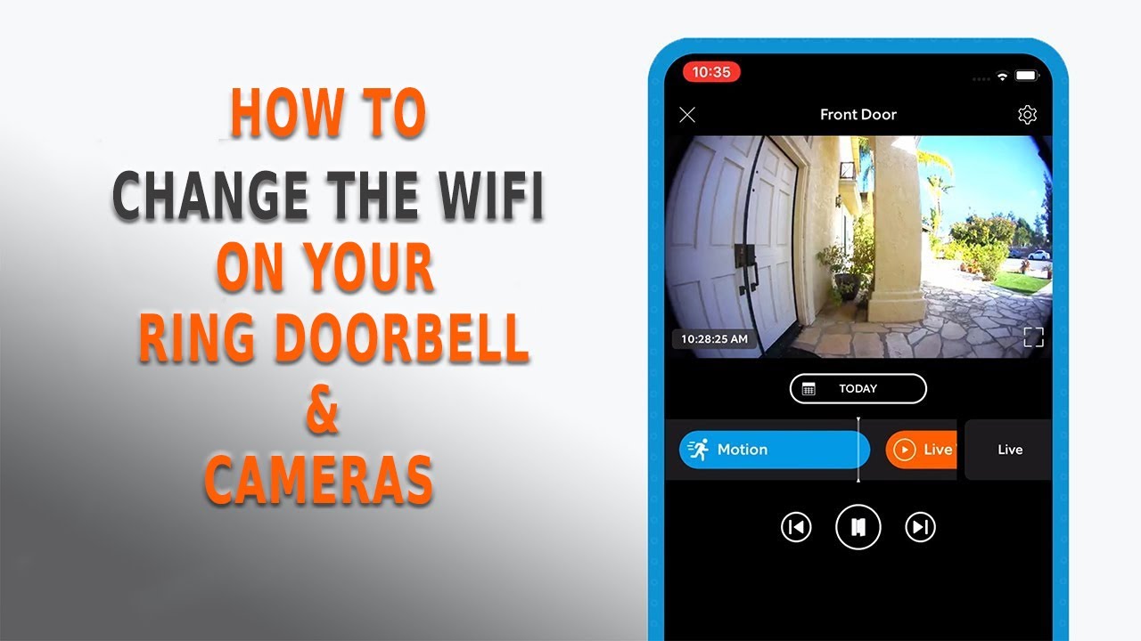 How To Change the Wi-Fi on your Ring doorbell and Camera Devices? - YouTube