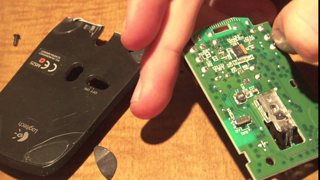 Wireless Mouse Teardown - YouTube