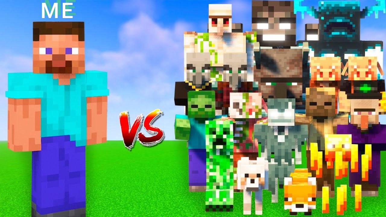 ME VS ALL MOBS - YouTube