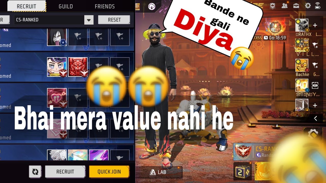 Bhai mera value Nahi He Bande ne gali diya - YouTube