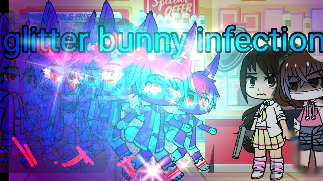 glitter bunny infection 2 (transfur,gacha) - YouTube