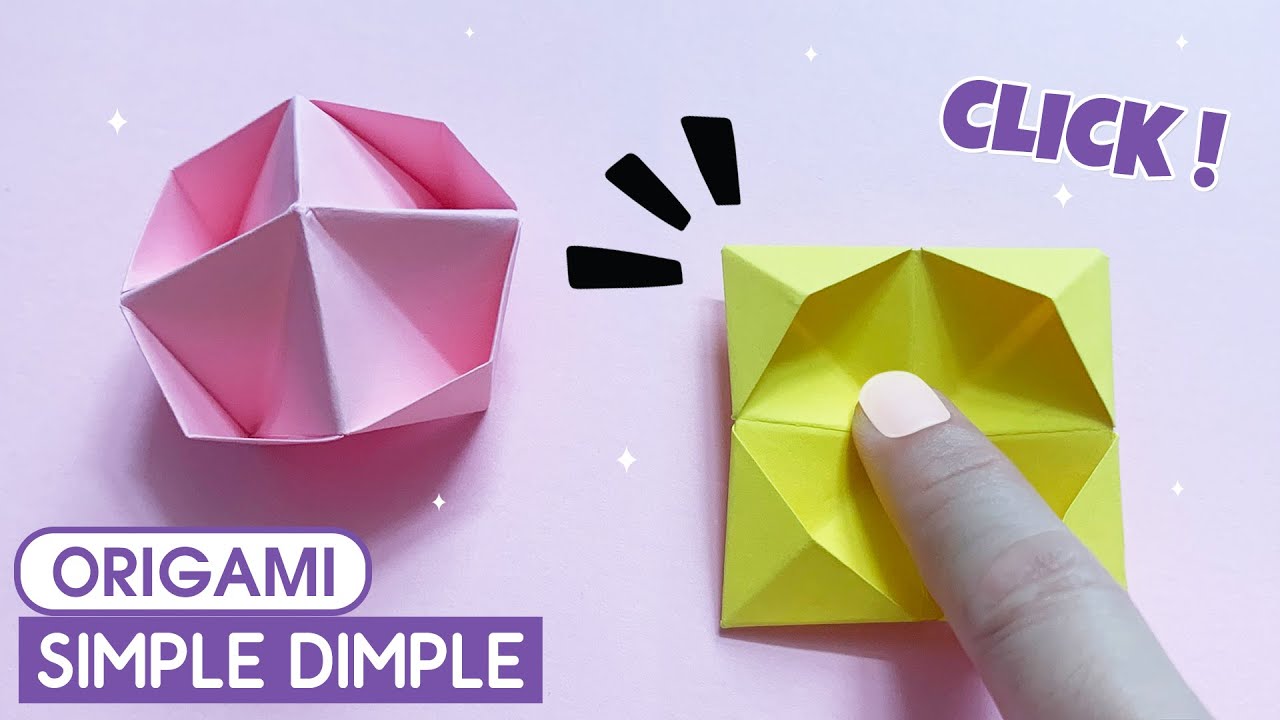 SIMPLE DIMPLE DIY / HOW TO MAKE ORIGAMI SIMPLE DIMPLE / VIRAL TIKTOK ...