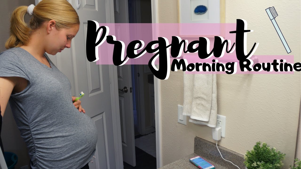 MY PREGNANT MORNING ROUTINE - YouTube