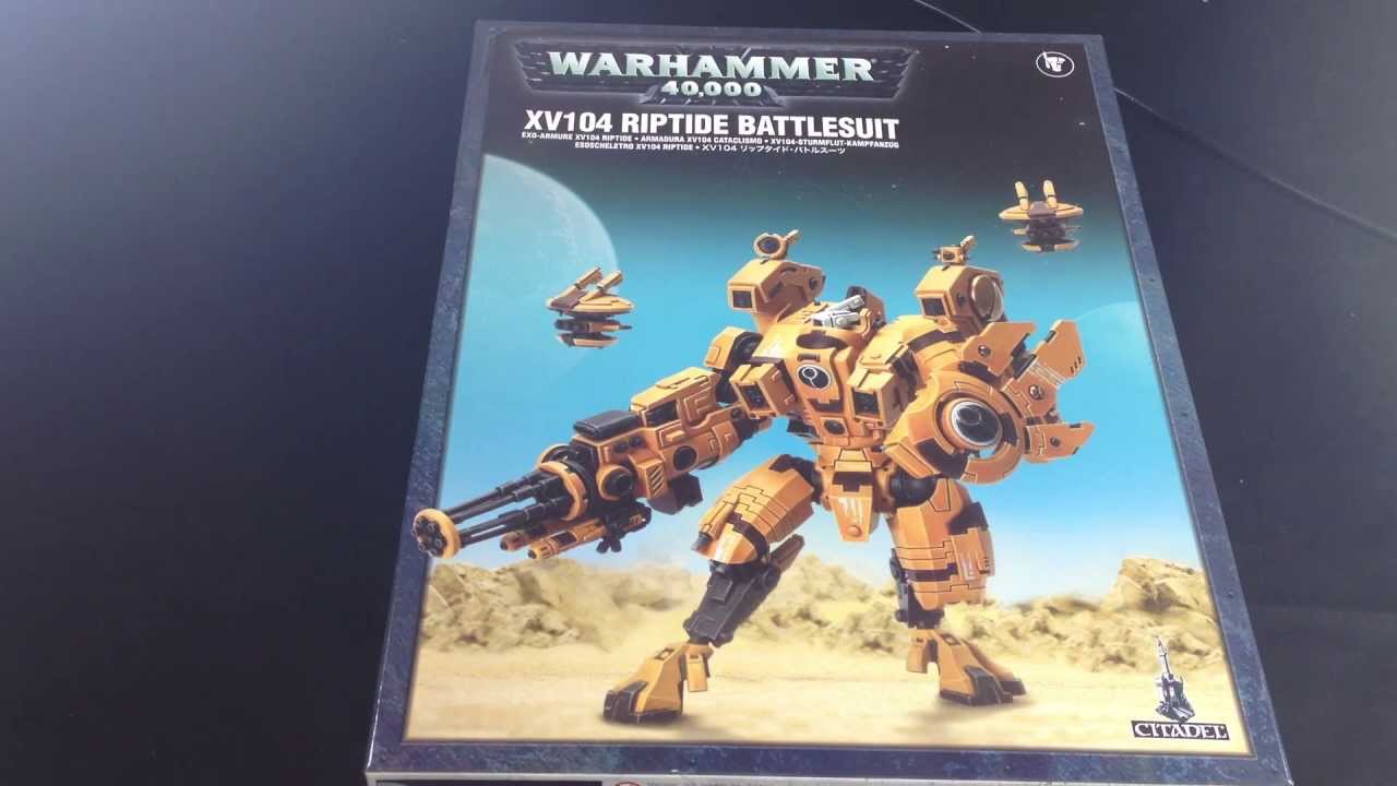 Tau XV104 Riptide Battlesuit: Unboxing [HD] w/Commentary - YouTube