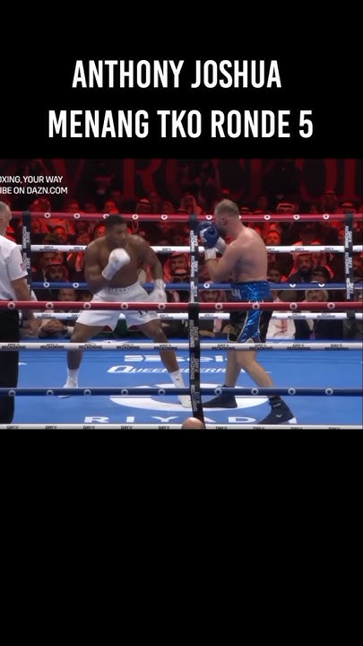 Anthony Joshua menang TKO ronde kelima atas Otto Wallin - YouTube