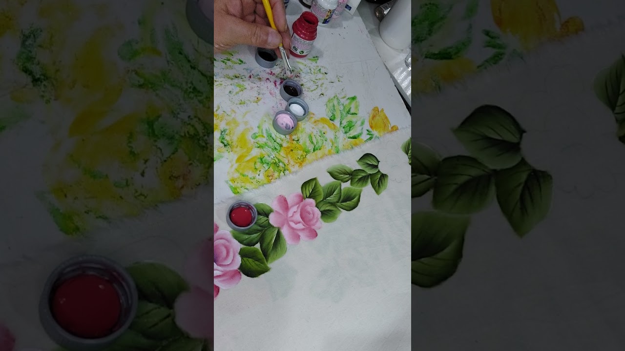Como pintar uma rosa bem simples- passo a passo. - YouTube