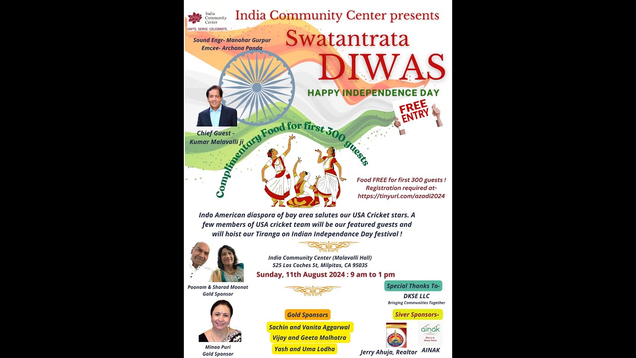 Swatantra Divas 2024SFO - YouTube