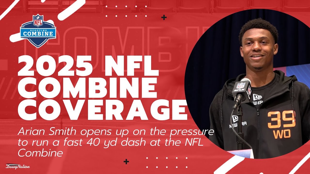 Arian Smith opens up on the pressure to run a fast 40 at the NFL ...
