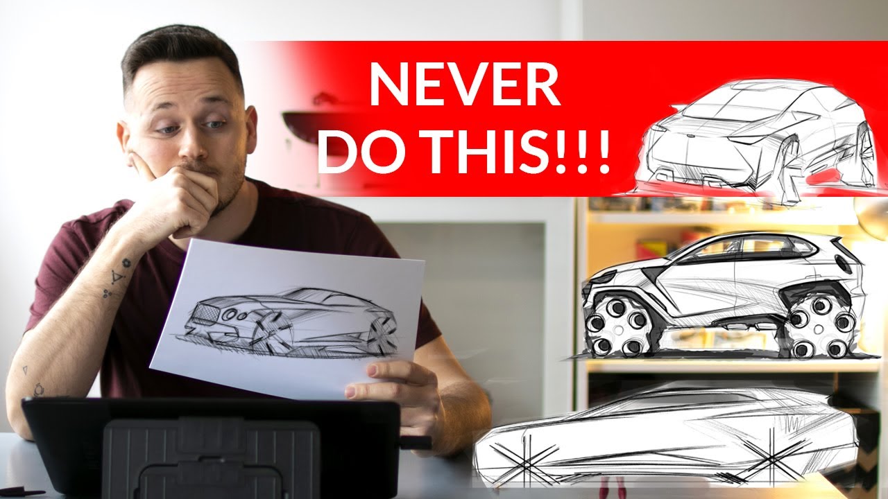 CAR DESIGNER EXPLAINS; WHAT IS WRONG WITH THIS SKETCH??? #cardesign # ...