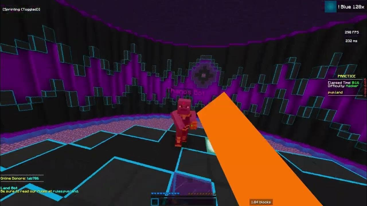 7 minutes of trying to bully easy bot in PvP Land! - YouTube