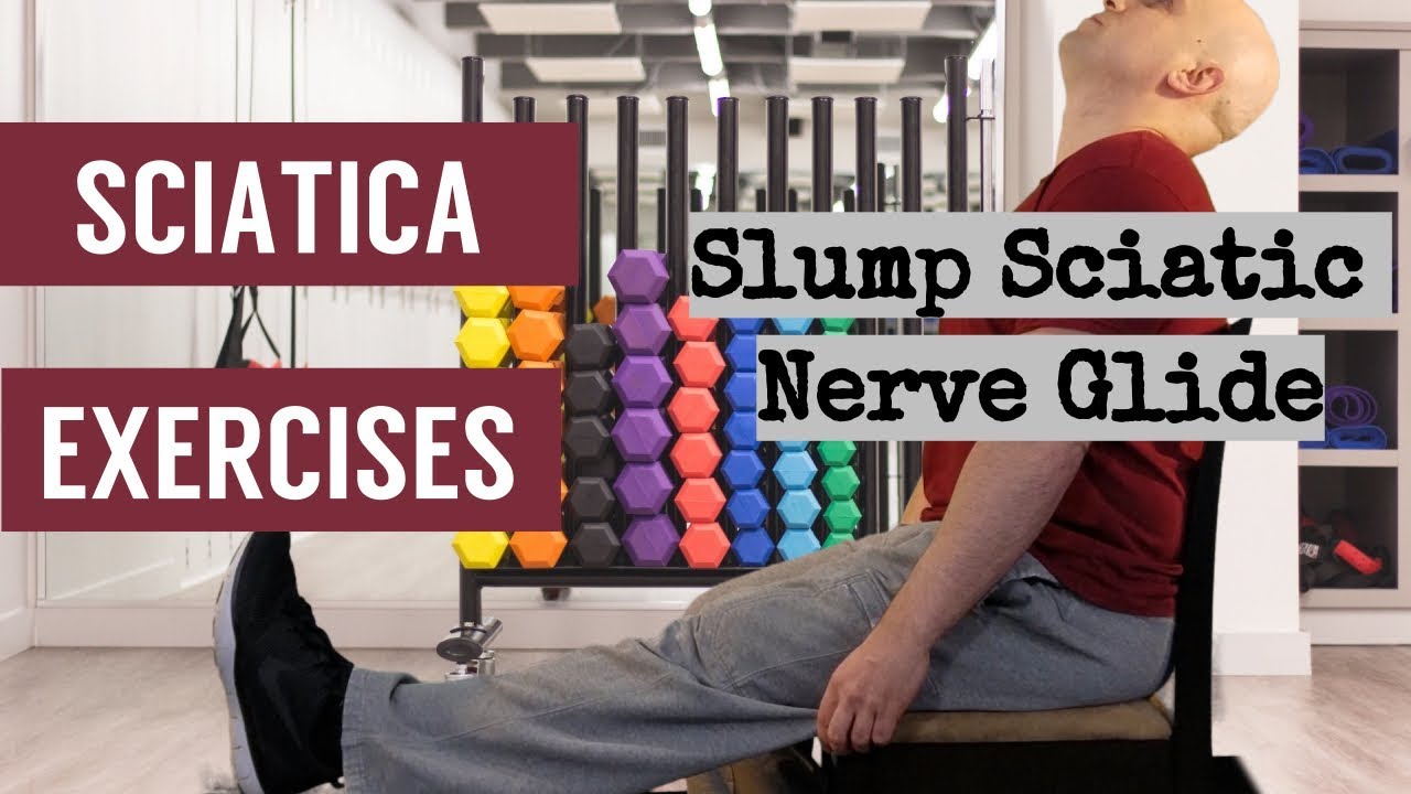 Sciatica Exercises - Seated Sciatic Nerve Glide - YouTube