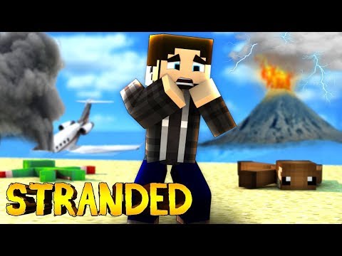 Minecraft Stranded - SURVIVING A PLANE CRASH!!! (Minecraft Roleplay Ep.1)