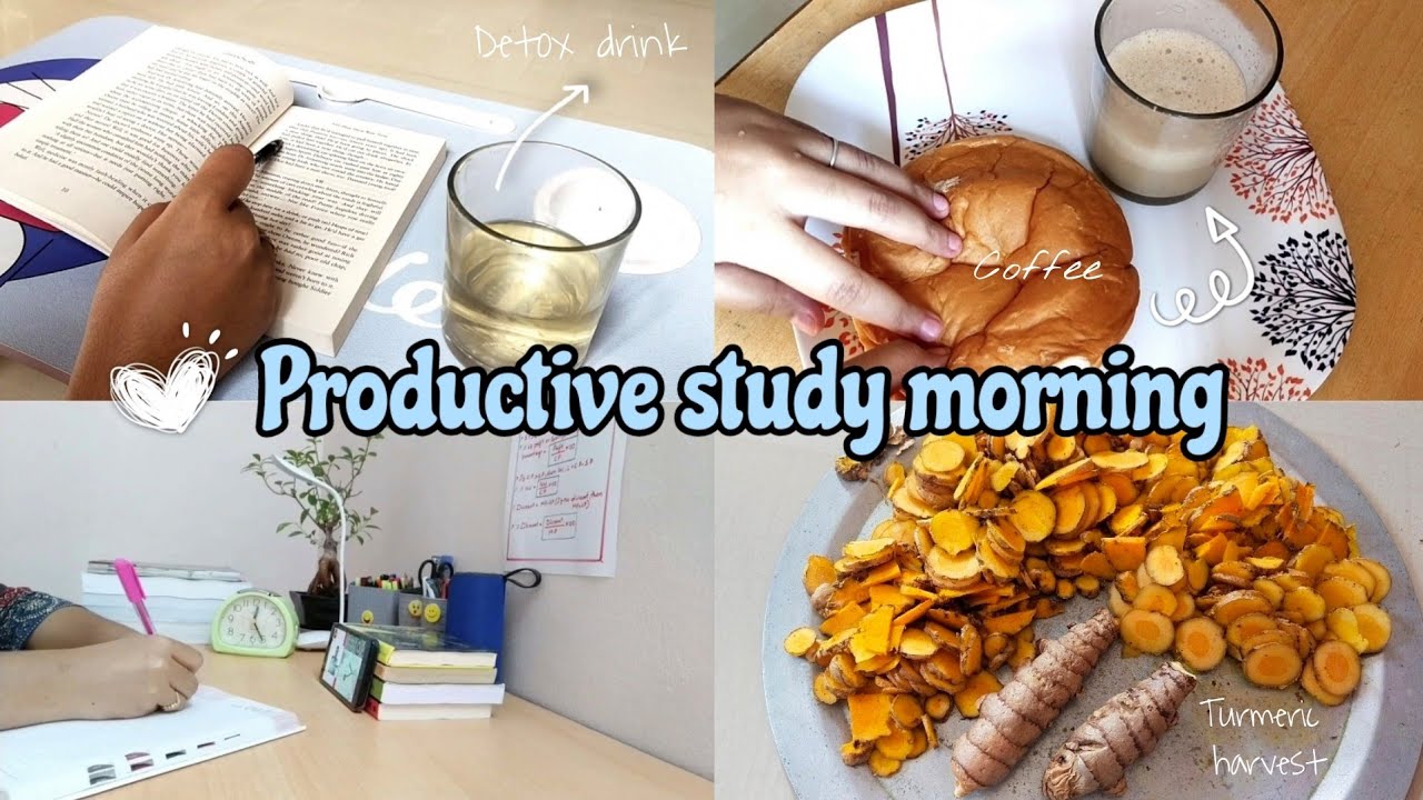 Morning Study Routine | A Productive Day in My Life | Study Vlog ...