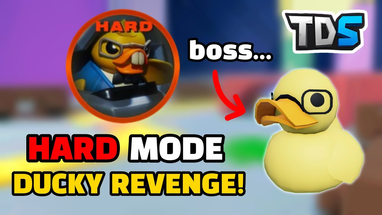 Beating Ducky Revenge | Hard Mode (Roblox TDS) - YouTube