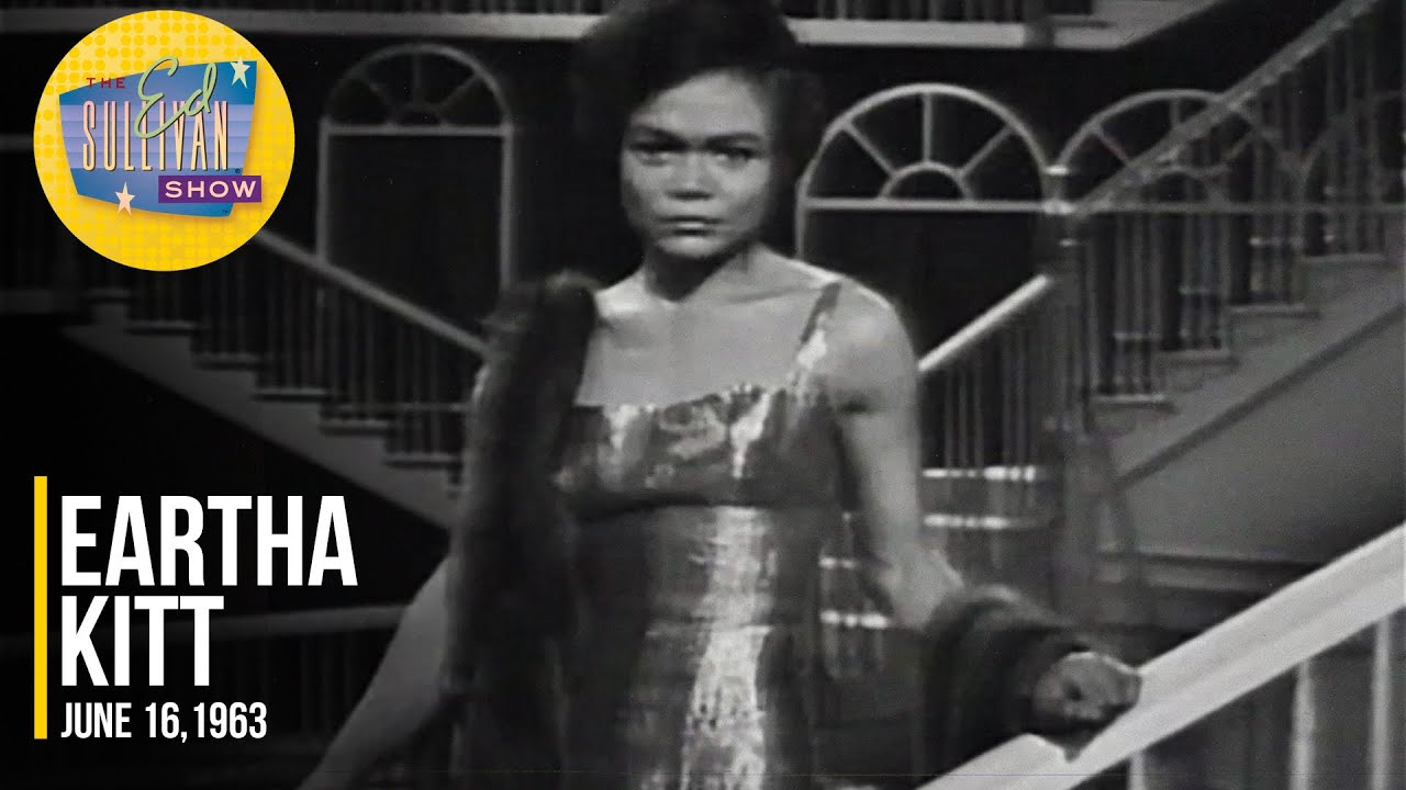 Eartha Kitt "Mad About The Boy" on The Ed Sullivan Show - YouTube