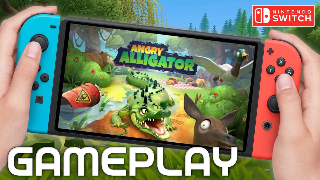 Angry Alligator Switch Gameplay | Angry Alligator Nintendo Switch # ...