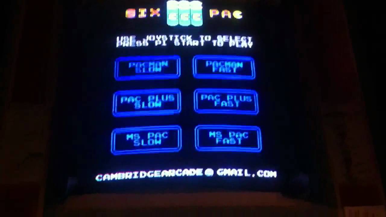 Six-Pac Pac-Man Board - YouTube