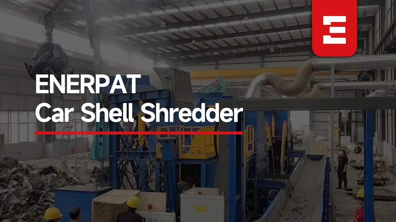 ENERPAT Waste Car Shredder - YouTube