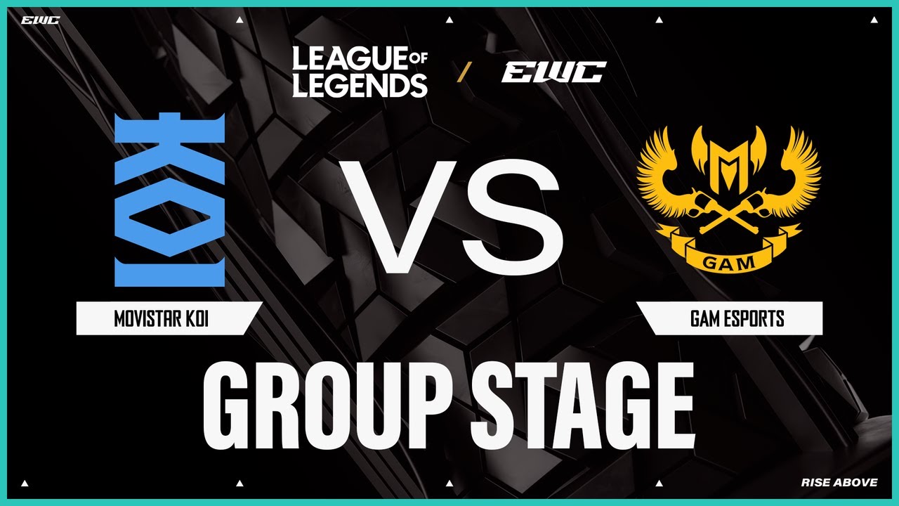 Movistar KOI vs GAM Esports | League of Legends at EWC 25 - Day 1 - Group Stage - YouTube