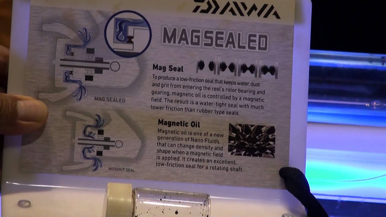 Daiwa Magseal Technology at ICAST 2014 - YouTube