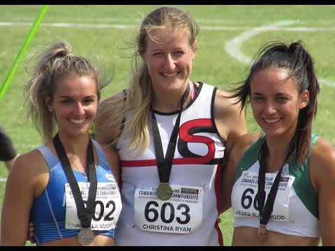 Natalie Booth NZL - NZ Heptathlon Championship 2018 - YouTube