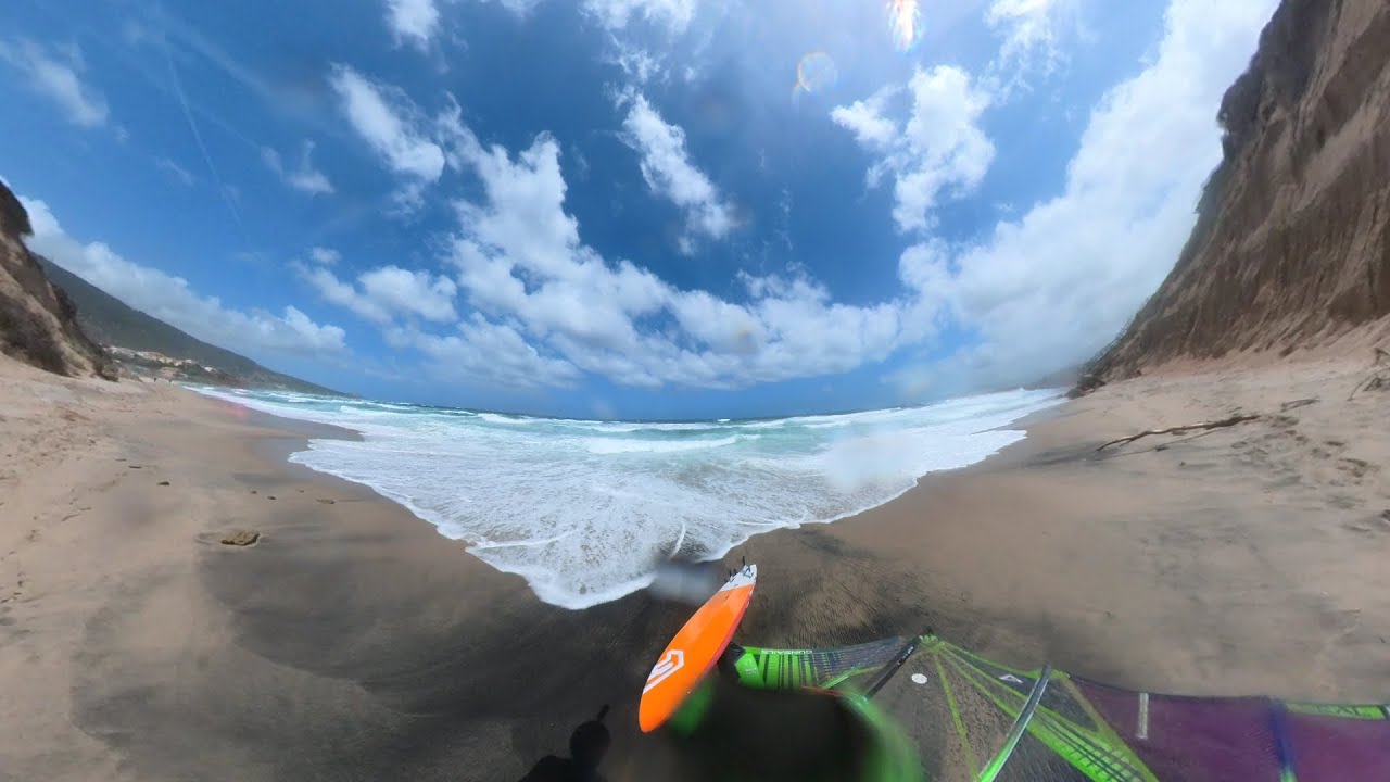 Windsurf Sardinia | First time sailing La Ciaccia - YouTube