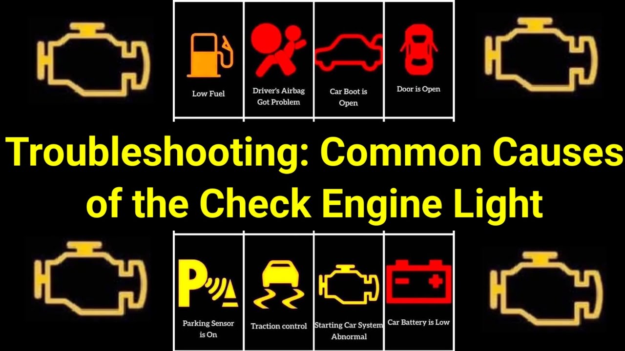 Common Causes of the Check Engine Light - Troubleshooting and Car Care ...