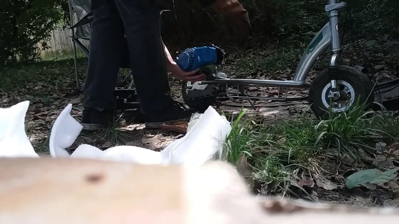 Homemade goped gas scooter project part 2! - YouTube
