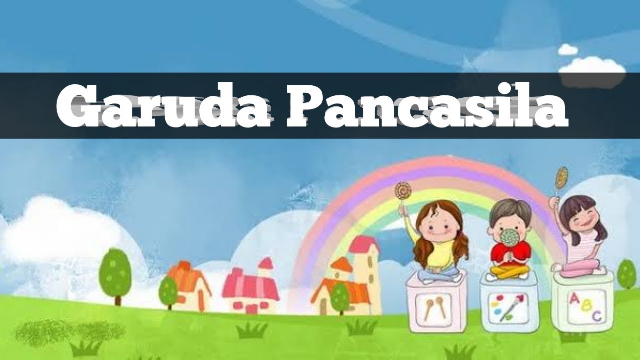 Lagu Garuda Pancasila Lirik Animasi anak - YouTube