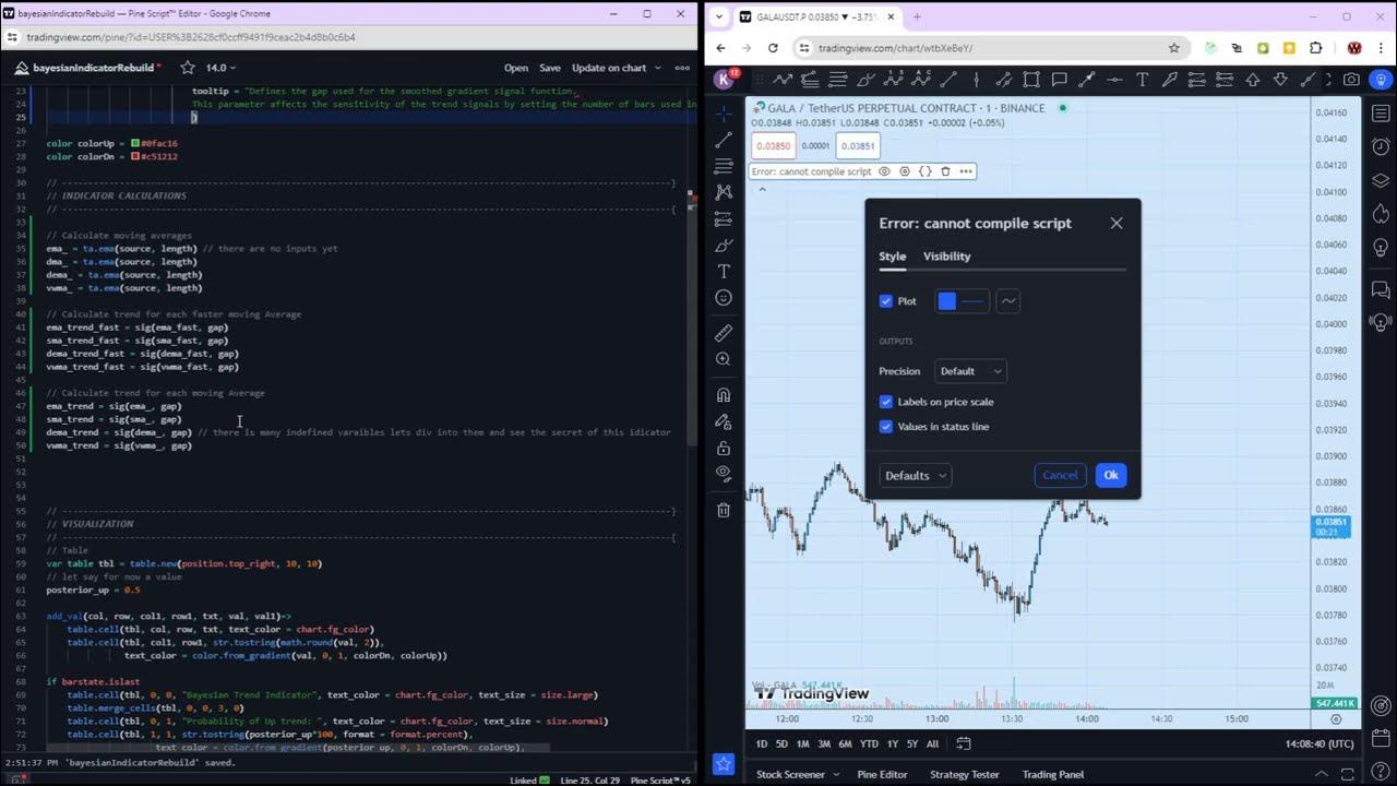 [ PineScript ] Bayesian Trend Indicator by ChartPrime { Rebuild } #part4 - YouTube