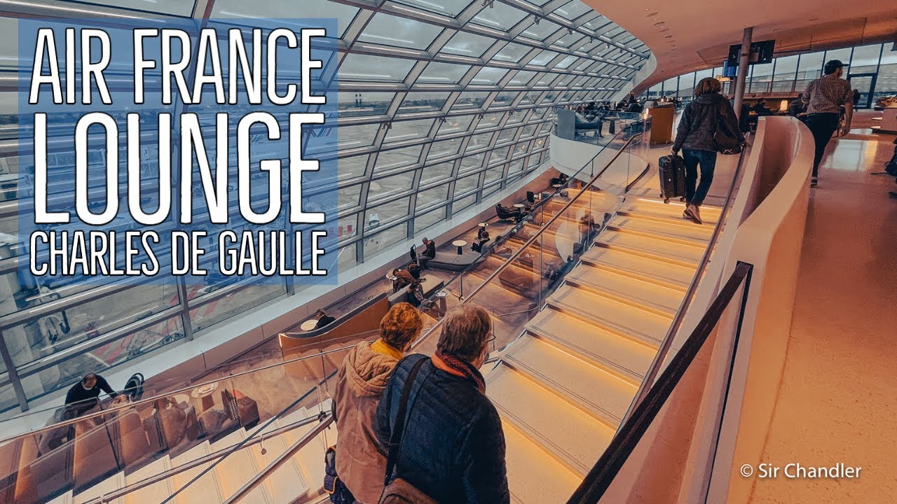 🇫🇷 El enorme salón vip de Air France en París CDG ️ - YouTube