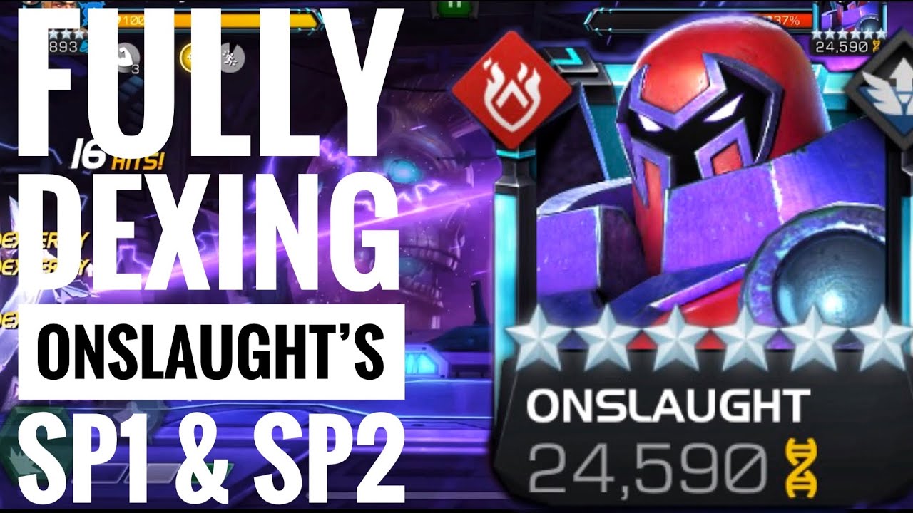 How to fully Dex Onslaught’s Sp2 and Sp1. MCOC - YouTube