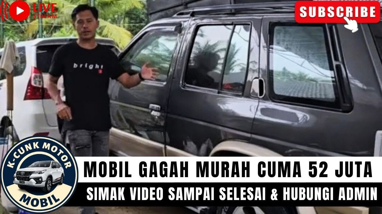 🔴MOBIL GAGAH MURAH MULUS HARGA CUMA 52 JUTA⁉️REVIEW MOBIL DI K-CUNK ...