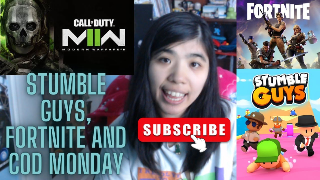 (ROAD TO 1K SUBSCRIBERS) ITS MONDAY! STUMBLE GUYS, FORTNITE AND COD TIME! - YouTube