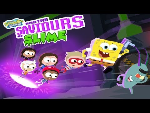 SPONGEBOB GAMES SAVIOURS OF SLIME - YouTube